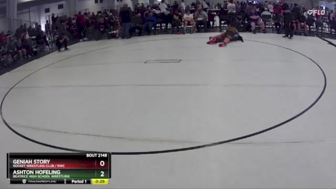 128 lbs 3rd Place Match - Geniah Story, Rocket Wrestling Club / RWC vs ...