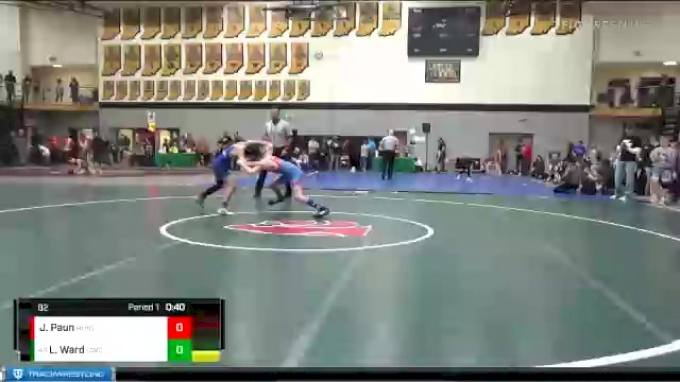 92 lbs Champ. Round 3 - Liam Ward, Carroll Wrestling Club vs Joseph ...