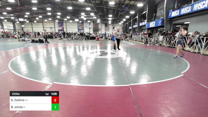132 lbs Round Of 64 - Stetson Collins, NC vs Ben White, RI