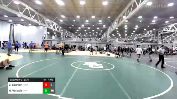 155 lbs Prelims - Charlie Scanlon, Team Integrity vs Nicholas Vafiadis ...
