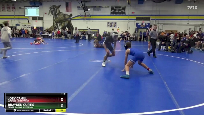 113 lbs 3rd Place Match - Joey Cahill, Waukee Northwest vs Brayden ...