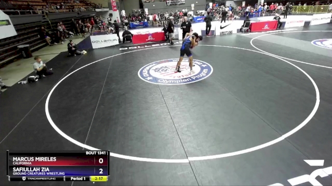 65 lbs 7th Place Match - Marcus Mireles, California vs Safiullah Zia ...