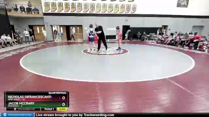 106 lbs Quarterfinals (8 Team) - Nicholas DiFrancescantonio, New Jersey ...