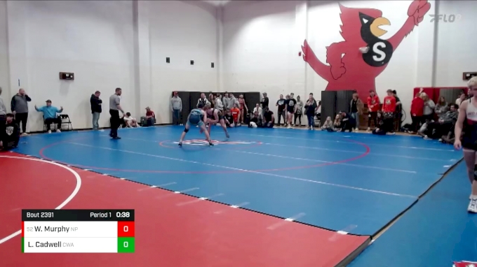 138 lbs Champ. Round 3 - Wesley Murphy, North Putnam vs Lucas Cadwell ...