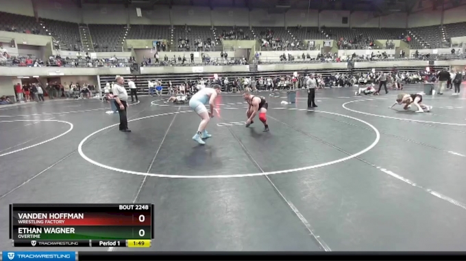 285 lbs Semifinal - Ethan Wagner, Overtime vs Vanden Hoffman, Wrestling ...