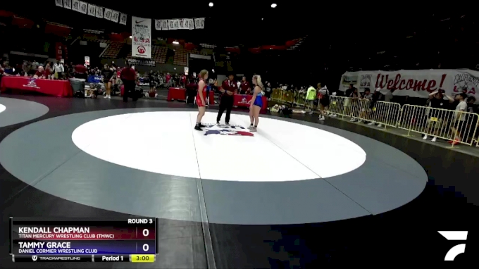 132 lbs Round 3 - Kendall Chapman, Titan Mercury Wrestling Club (TMWC) vs Tammy Grace, Daniel ...