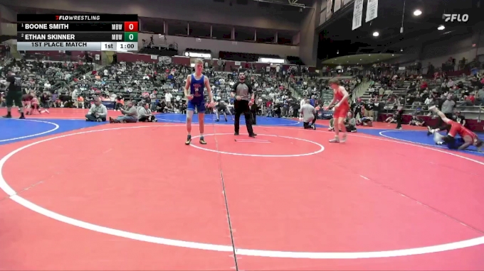 132 lbs 1st Place Match - Boone Smith, Mighty Bluebirds Wrestling vs ...