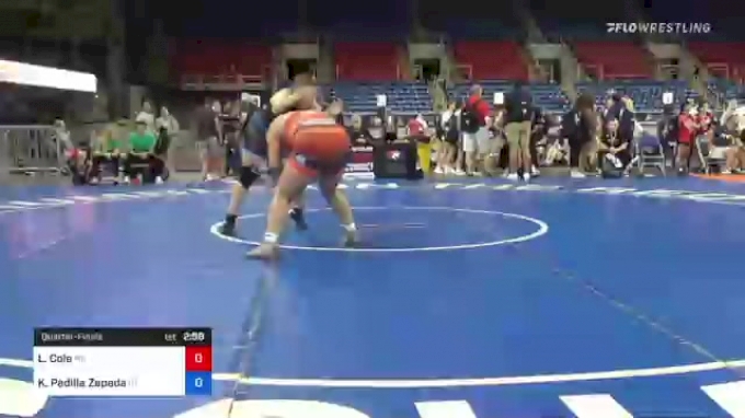 225 lbs Quarterfinal - Lexie Cole, Missouri vs Karla Padilla Zepeda, Utah