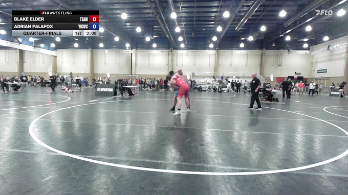 285 lbs Quarterfinal - Blake Elder, Team Barracuda vs Adrian Palafox ...