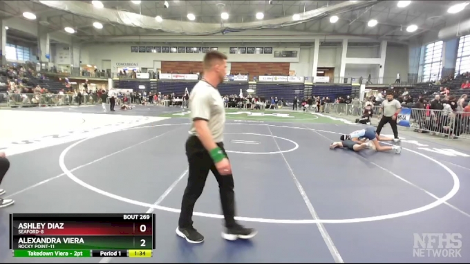 120 lbs Semifinal - Alexandra Viera, Rocky Point-11 vs Ashley Diaz ...