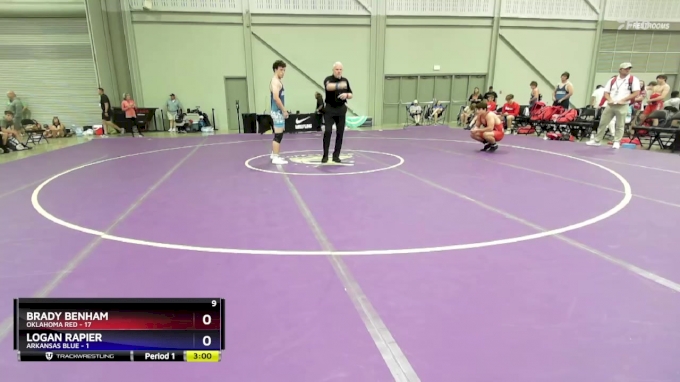 175 lbs Semis & 3rd Wb (16 Team) - Brady Benham, Oklahoma Red vs Logan ...