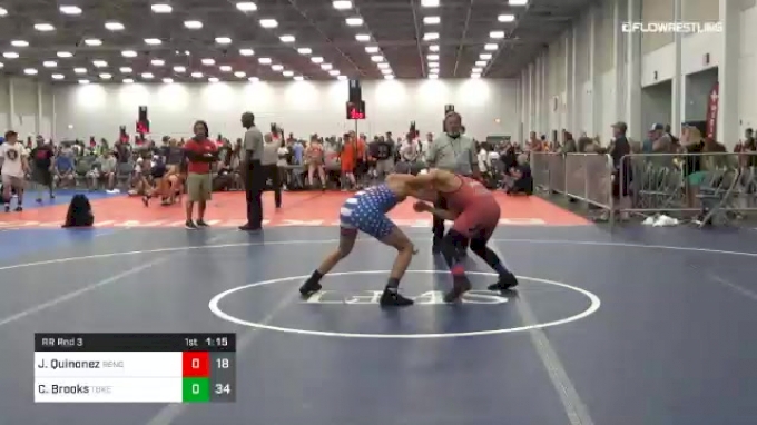 135 lbs Rr Rnd 3 - John Quinonez, Rednose Wrestling vs Cameron Brooks ...