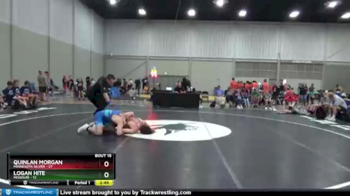 182 lbs Placement Matches (8 Team) - Quinlan Morgan, Minnesota Silver ...