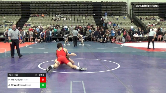 134 lbs Consi Of 8 #1 - Finnegan McFadden, Seagull WC vs Justin ...