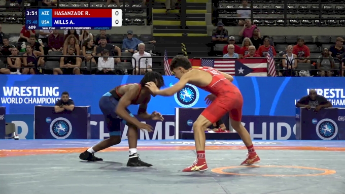 48 kg 1/2 Final - Ravan Hasanzade, Azerbaijan vs Ariah Mills, United States