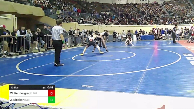 128 lbs Consi Of 32 #1 - Wyatt Pendergraph, Blanchard High School vs ...