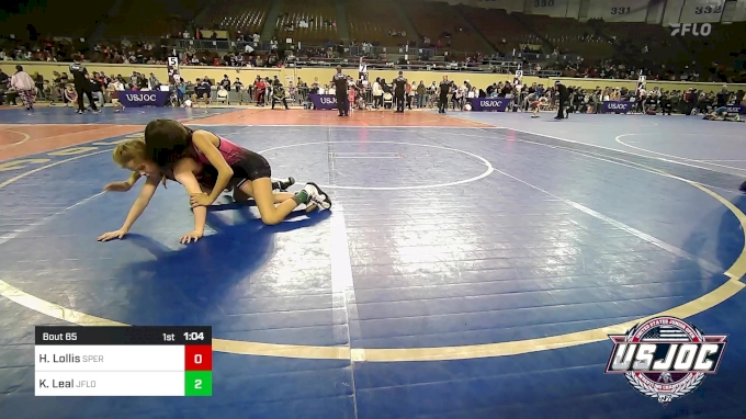 65 lbs 3rd Place - Hanna Lollis, Sperry Wrestling Club vs Kahiau Gigi ...