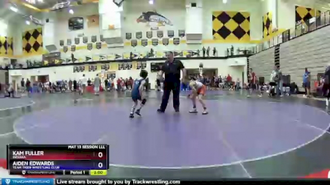 71 lbs Semifinal - Kam Fuller, Indiana vs Aiden Edwards, Team Tiger ...