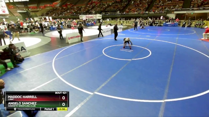 49 lbs Champ. Round 3 - Angelo Sanchez, Hawkeye Wrestling Club vs ...