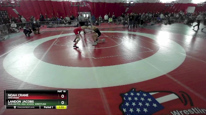 132 Lbs Champ Round 1 Noah Crane Wisconsin Vs Landon Jacobs