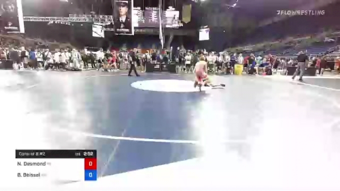 113 lbs Consi Of 8 #2 - Nathan Desmond, Pennsylvania vs Blake Beissel ...