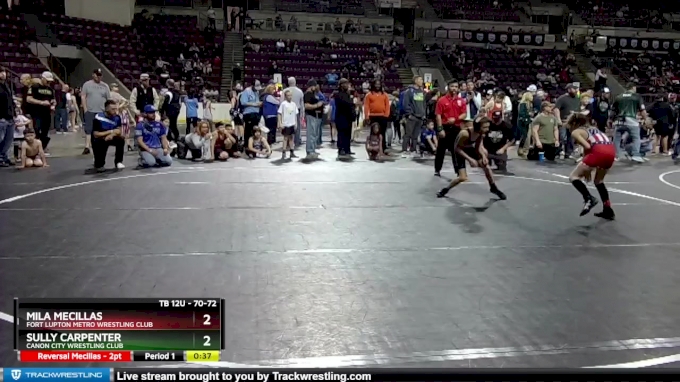 70-72 lbs Round 1 - Sully Carpenter, Canon City Wrestling Club vs Mila ...