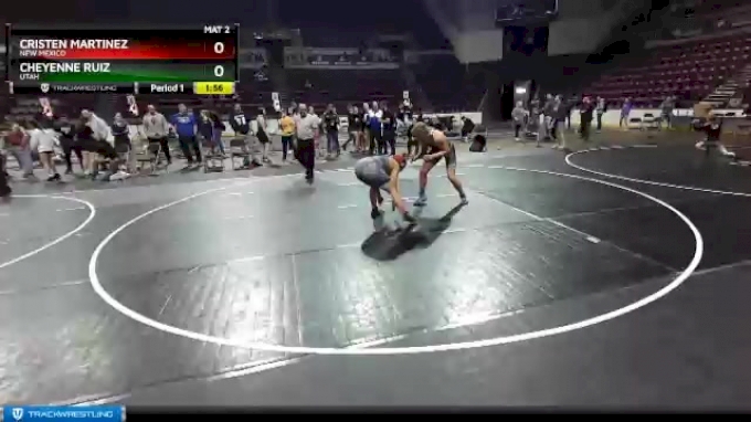 180 lbs Semifinal - Cheyenne Ruiz, Utah vs Cristen Martinez, New Mexico