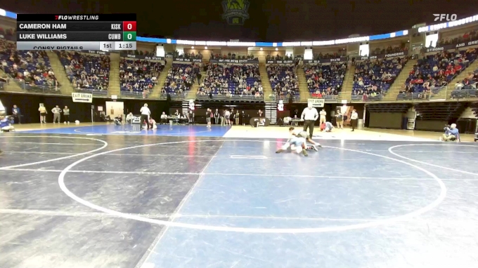 124 lbs Consy Pigtails - Cameron Ham, Kiski Area vs Luke Williams ...
