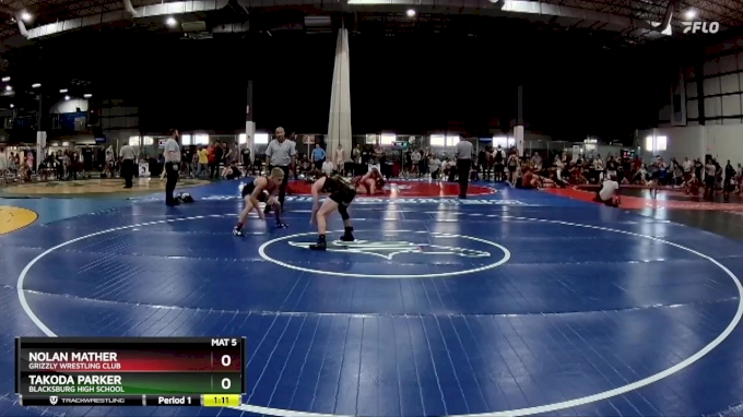 106 lbs Champ. Round 4 - Nolan Mather, Grizzly Wrestling Club vs Takoda ...