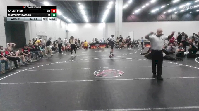 115 lbs Round 5 (6 Team) - Kyler Fish, Washington Dual Team vs Matthew ...