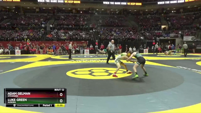 D1-106 lbs Cons. Round 2 - Adam Gelman, Sycamore vs Luke Green, Aurora