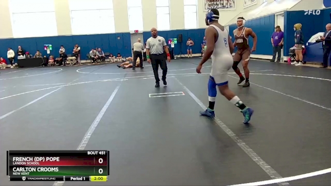 190 lbs Champ. Round 1 - Carlton Crooms, New Kent vs French (DP) Pope ...