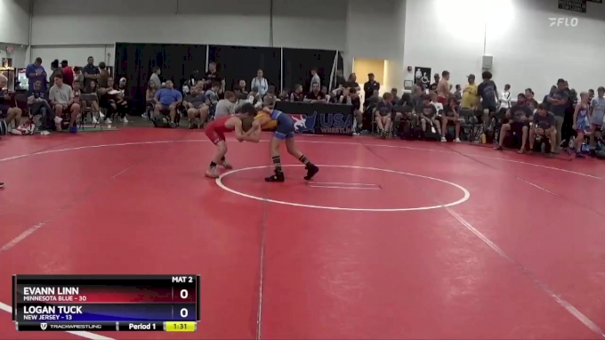 71 lbs 2nd Place Match (16 Team) - Evann Linn, Minnesota Blue vs Logan ...