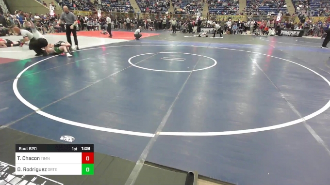 85 lbs Round Of 32 - Tyson Chacon, Timnath Cubs vs Davian Rodriguez ...