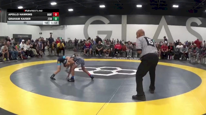 55 lbs Round 1 (6 Team) - Apollo Hawkins, Ohio Gold vs Graham Kaiser ...