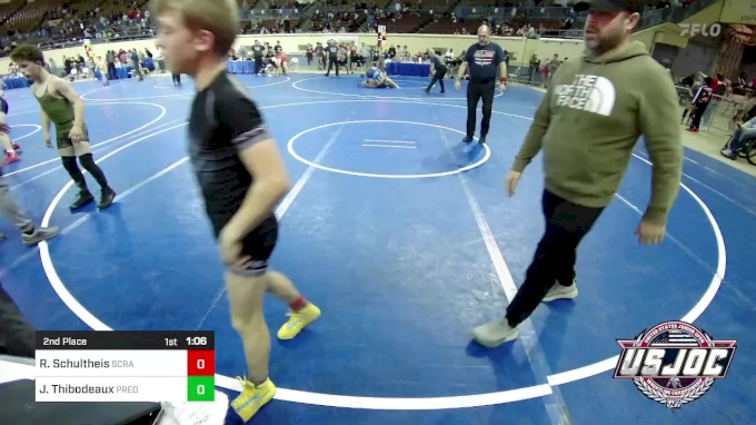 96 lbs 2nd Place - Rawlie Schultheis, Scrap Yard Training vs Justin ...