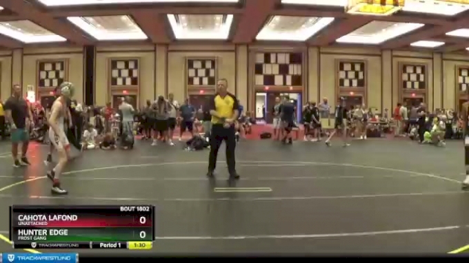107 lbs Champ. Round 1 - Hunter Edge, Frost Gang vs Cahota LaFond ...