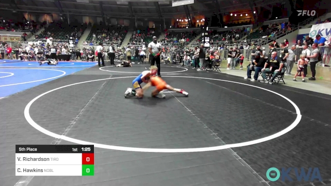 64 lbs 5th Place - Van Richardson, Tironook Wrestling vs Corbin Hawkins ...