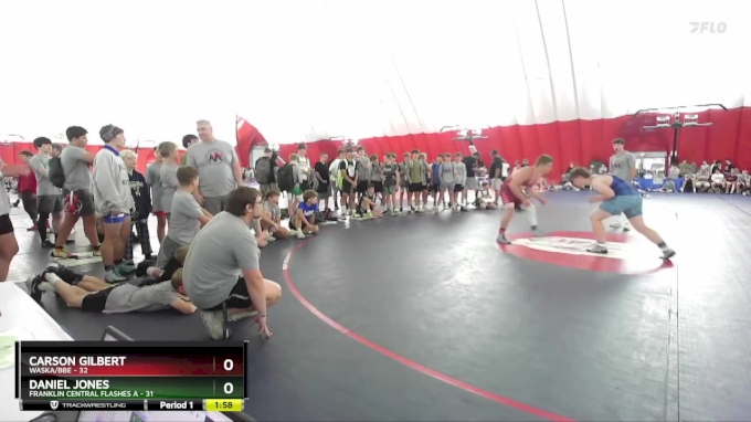 215 lbs Semis & Wb (16 Team) - Carson Gilbert, Waska/BBE vs Daniel ...