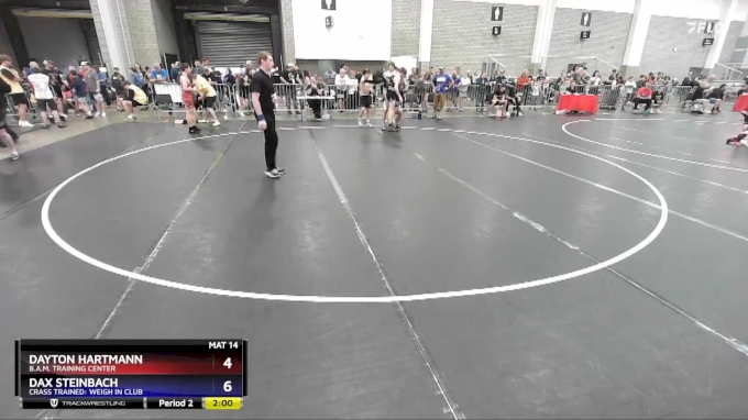 125 lbs Cons. Semi - Dayton Hartmann, B.A.M. Training Center vs Dax Steinbach, Crass Trained ...