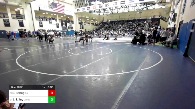 127 lbs Consi Of 16 #2 - Shai Sabag, Germantown Academy vs Luke Lilley ...