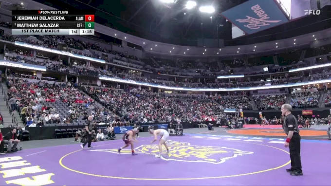 106-3A 1st Place Match - Jeremiah DeLaCerda, Alamosa vs Matthew Salazar ...