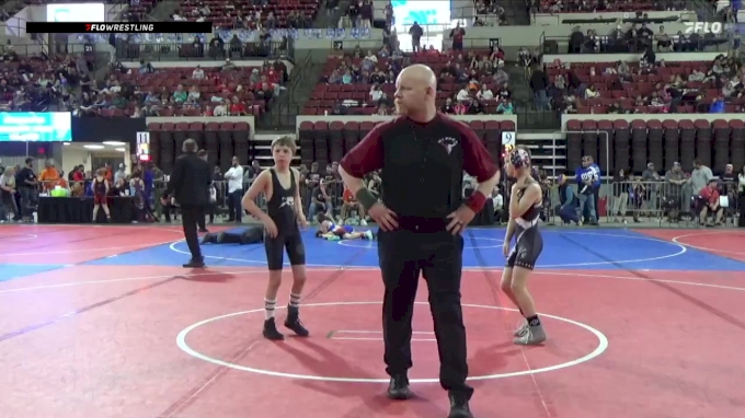 77 lbs Cons. Round 3 - Cooper Rush, Bearcats Wrestling Club Helena vs ...