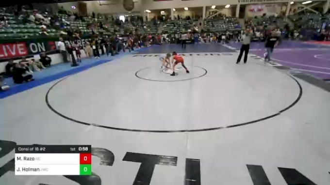70 lbs Consi Of 16 #2 - Matthew Razo, Nevada Elite vs Jack Holman, JWC