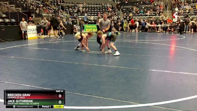 103 lbs Semifinal - Brecken Grav, Legends Of Gold vs Jace Guthridge ...