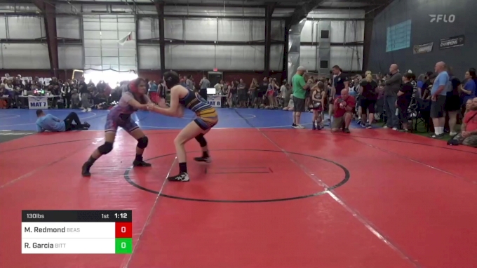 130 lbs Quarterfinal - Mackenzie Redmond, Beast Coast Wrestling Club vs ...