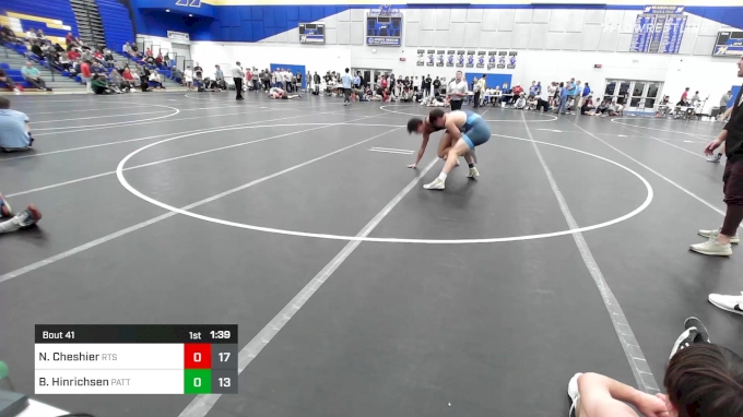 175 lbs Rr Rnd 1 - Nick Cheshier, Relentless Training Center vs Blake ...