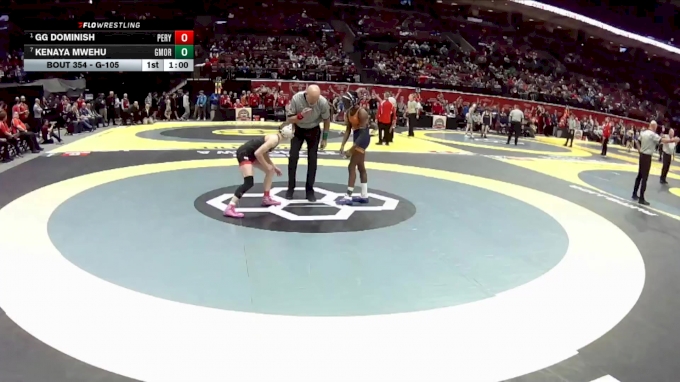 G-105 lbs Cons. Semi - GG Dominish, G-Perry vs Kenaya Mwehu, G-Garrett ...