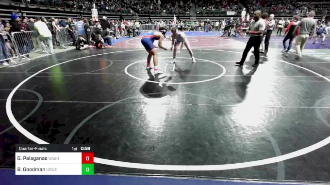 175 lbs Quarterfinal - Gabriel Palaganas, Washington Twp vs Brock ...
