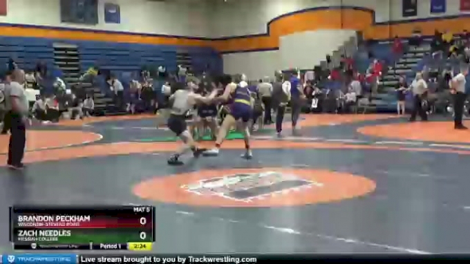 165 lbs Champ. Round 1 - Brandon Peckham, Wisconsin-Stevens Point vs ...